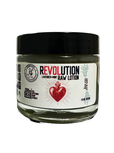 Revolution Raw Lotion 2000mg Full Spectrum CBD - Max Strength – HEMP360